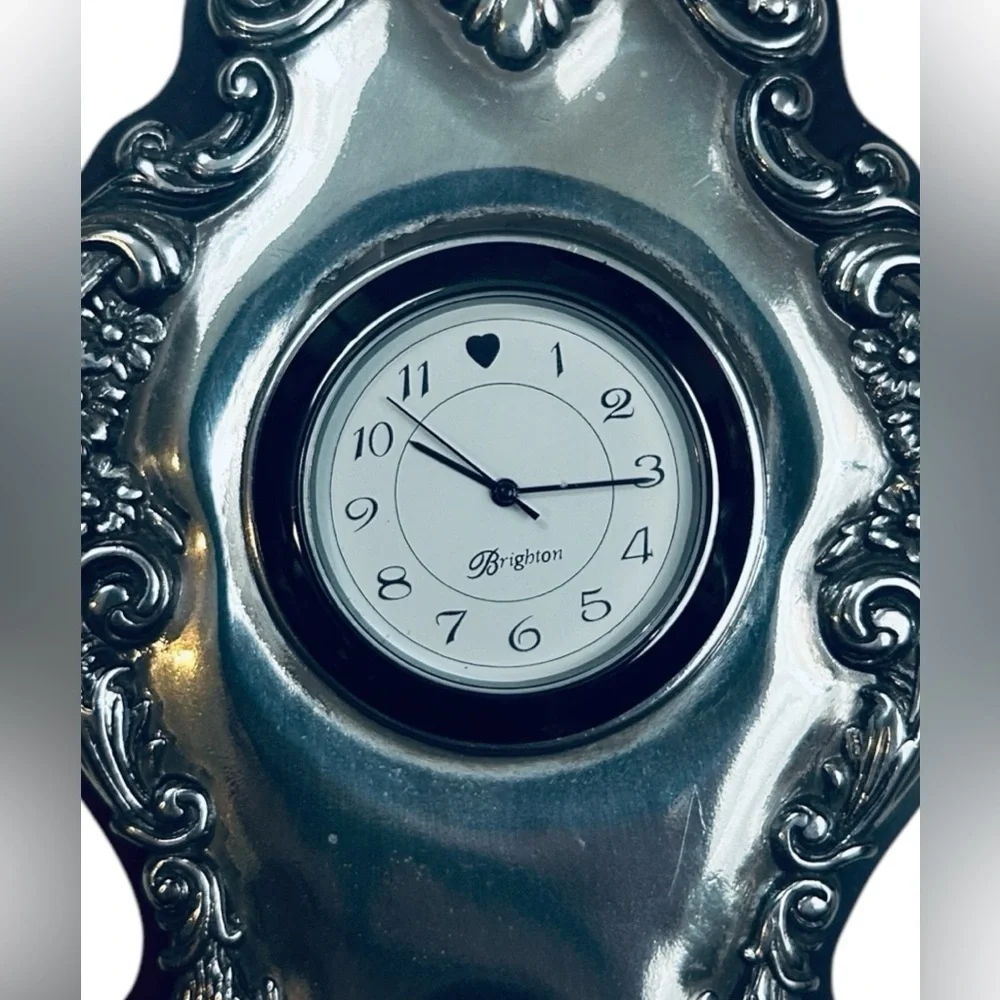 Brighton | Accents | Brighton Rare Vintage Silver And Mahogany Ornate ...